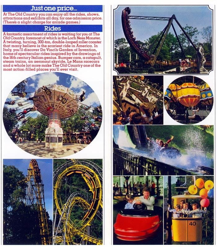 Busch Gardens - The Old Country Map and Brochure (1975 - 2024 ...