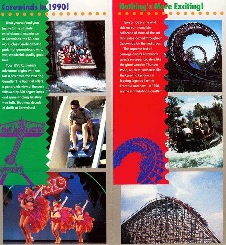 Carowinds Map and Brochure (1976 - 2024) | ThemeParkBrochures.net