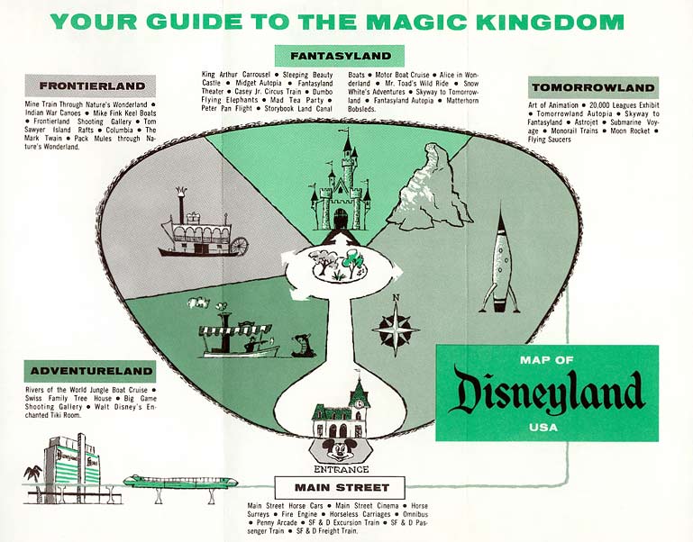 Disneyland Map and Brochure (2024 - 1955) | ThemeParkBrochures.net