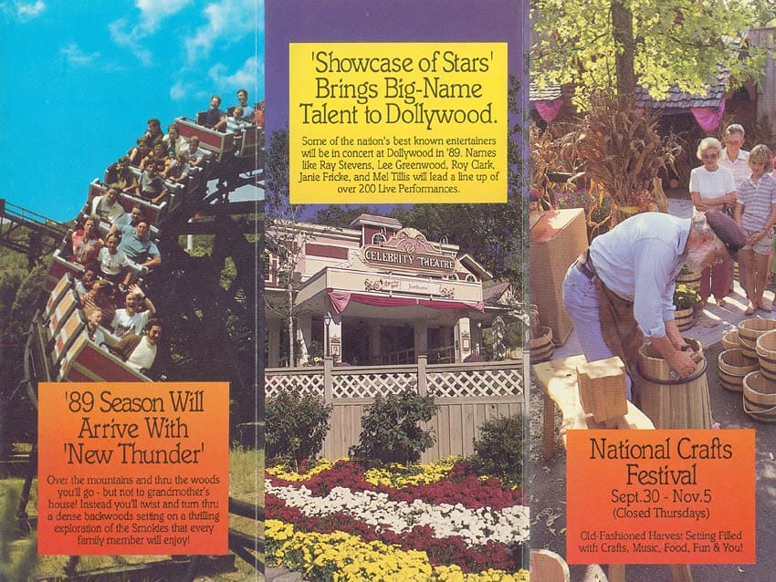 Dollywood Map and Brochure (1989 - 2024) | ThemeParkBrochures.net