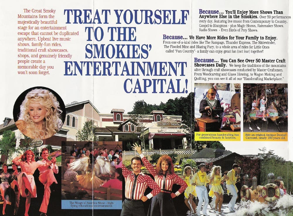 Dollywood Map and Brochure (1989 - 2024) | ThemeParkBrochures.net