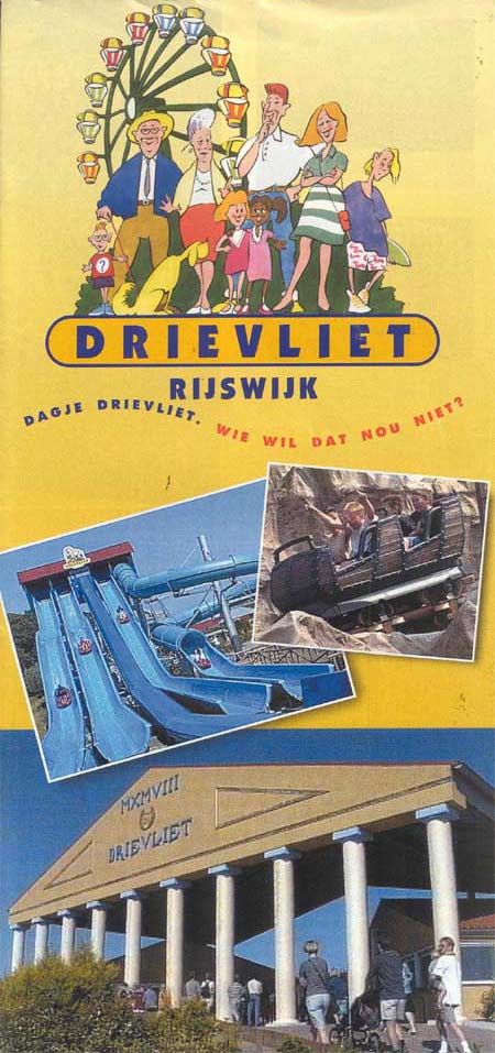 Drievliet Map and Brochure (2001) | ThemeParkBrochures.net