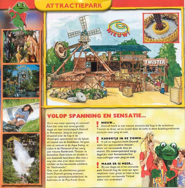 Duinrell Map and Brochure (2001 - 2023) | ThemeParkBrochures.net