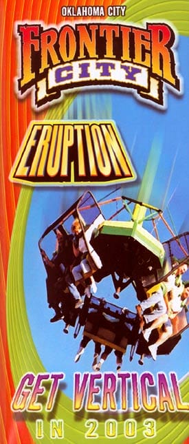 Frontier City Map and Brochure (2003 - 2024) | ThemeParkBrochures.net