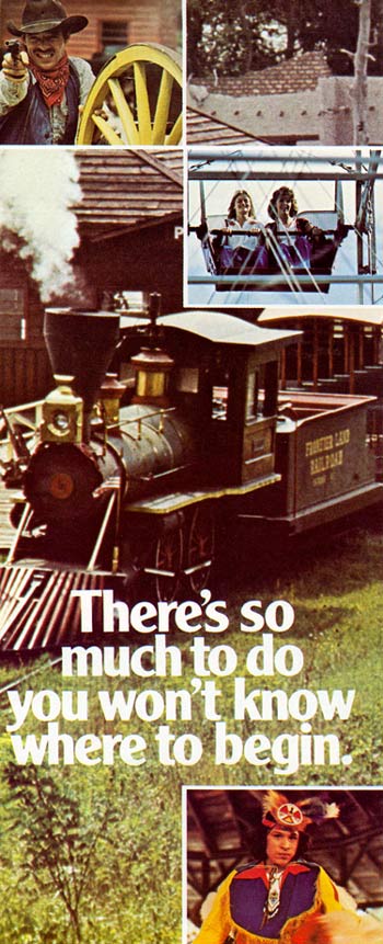 Frontierland Map and Brochure (1981) | ThemeParkBrochures.net