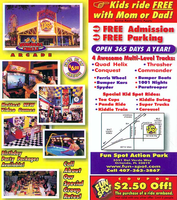 Fun Spot Map and Brochure (2002 - 2023) | ThemeParkBrochures.net
