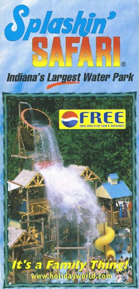 Holiday World & Splashin' Safari Map and Brochure (1986 - 2023 ...