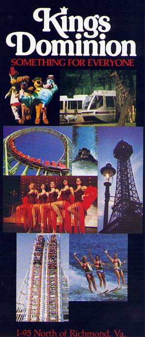 Kings Dominion Map and Brochure (1978 - 2024) | ThemeParkBrochures.net