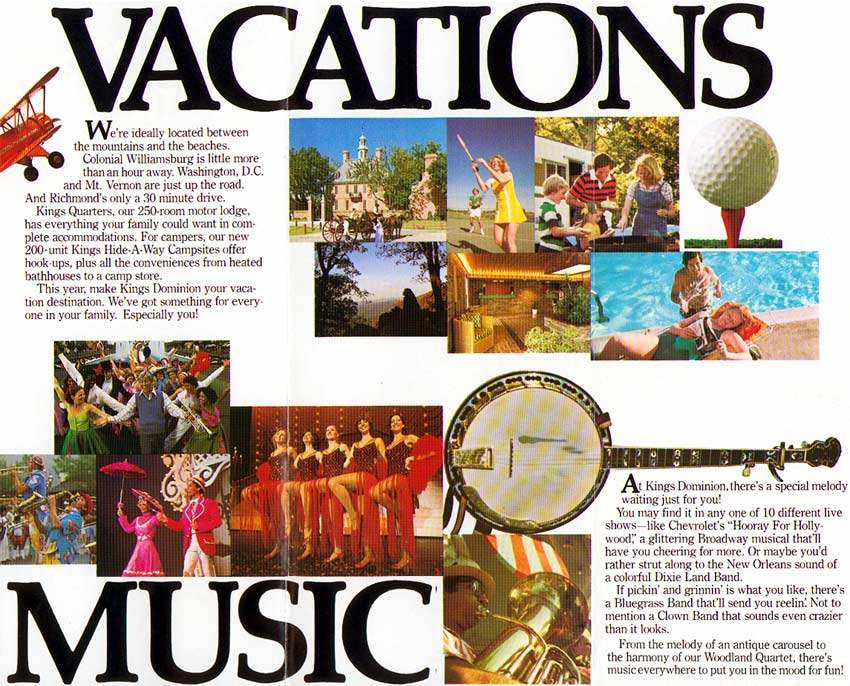Kings Dominion Map and Brochure (1978 - 2024) | ThemeParkBrochures.net