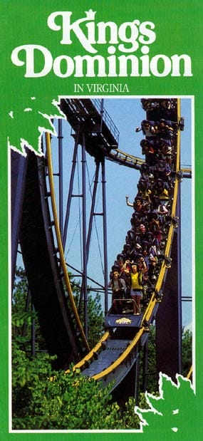 Kings Dominion Map and Brochure (1978 - 2024) | ThemeParkBrochures.net