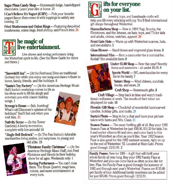 Kings Island Map and Brochure (1972 - 2024) | ThemeParkBrochures.net