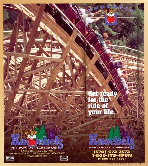 Knoebels Amusement Resort Map and Brochure (1998 - 2023 ...