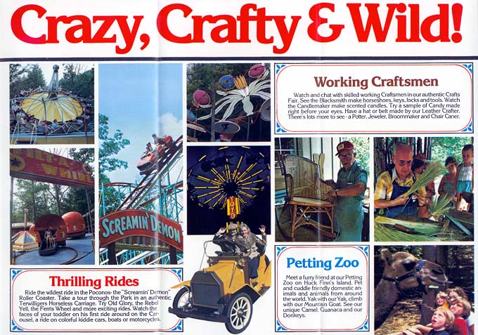 Magic Valley Park Map and Brochure (1981) | ThemeParkBrochures.net