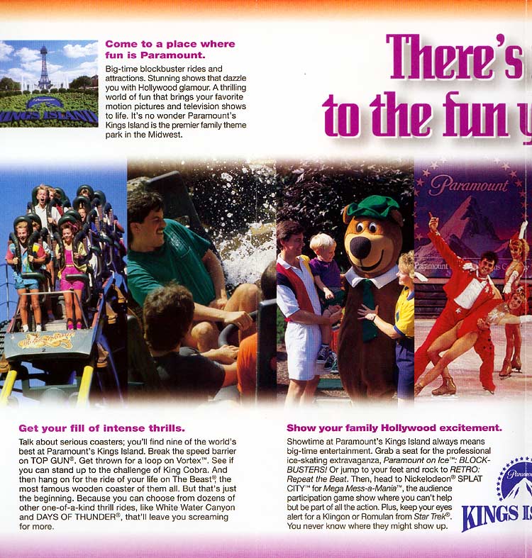 Kings Island Map and Brochure (1972 - 2024) | ThemeParkBrochures.net