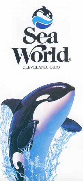 SeaWorld Ohio Map and Brochure (1988 - 2000) | ThemeParkBrochures.net