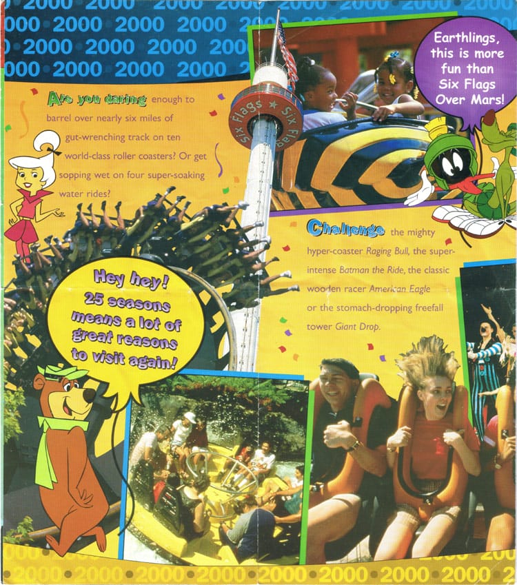 Six Flags Great America Map and Brochure (1985 - 2023 ...
