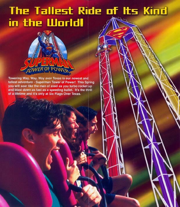 Six Flags Over Texas Map and Brochure (1961 - 2023 ...