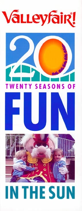 Valleyfair Map and Brochure (1995 - 2023) | ThemeParkBrochures.net