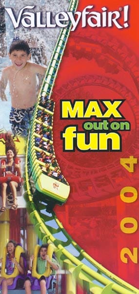 Valleyfair Map and Brochure (1995 - 2023) | ThemeParkBrochures.net