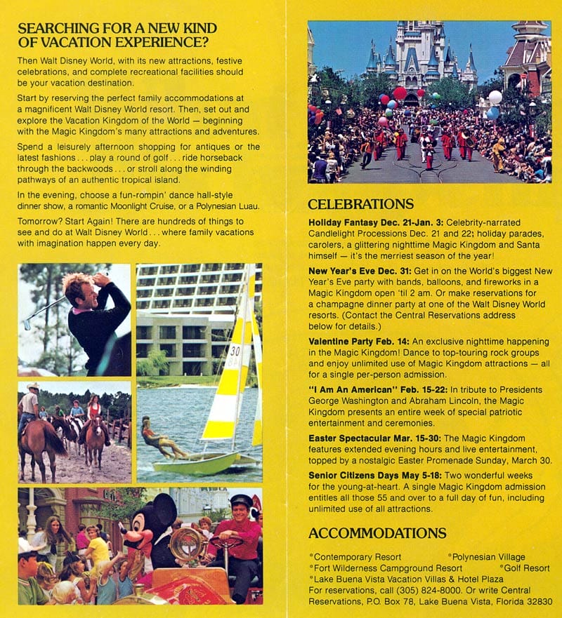 Walt Disney World Map and Brochure (1975 - 2023) | ThemeParkBrochures.net