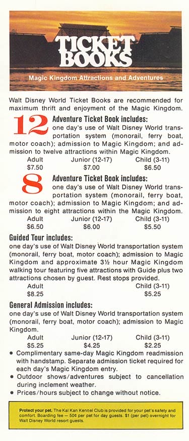 Walt Disney World Map and Brochure (1975 - 2023) | ThemeParkBrochures.net