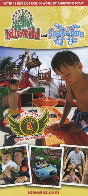 Idlewild & SoakZone Map and Brochure (1997 - 2023) | ThemeParkBrochures.net