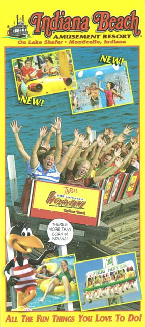 Indiana Beach Map and Brochure (1954 - 2024) | ThemeParkBrochures.net
