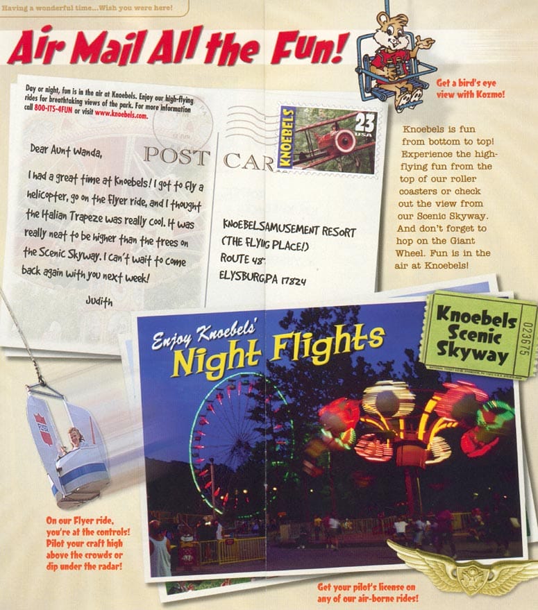 Knoebels Amusement Resort Map and Brochure (1998 - 2023 ...