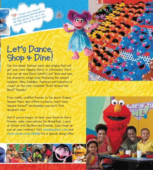 Sesame Place Map and Brochure (2001 - 2024) | ThemeParkBrochures.net