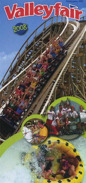 Valleyfair Map and Brochure (1995 - 2023) | ThemeParkBrochures.net