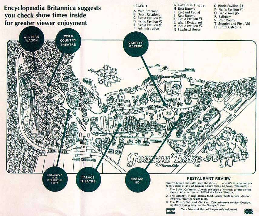 Geauga Lake Map and Brochure (1977 - 2007) | ThemeParkBrochures.net