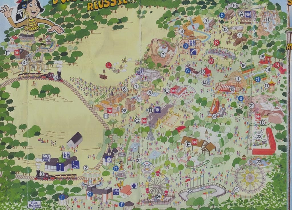 La Mer de Sable Map and Brochure (2006 - 2023) | ThemeParkBrochures.net