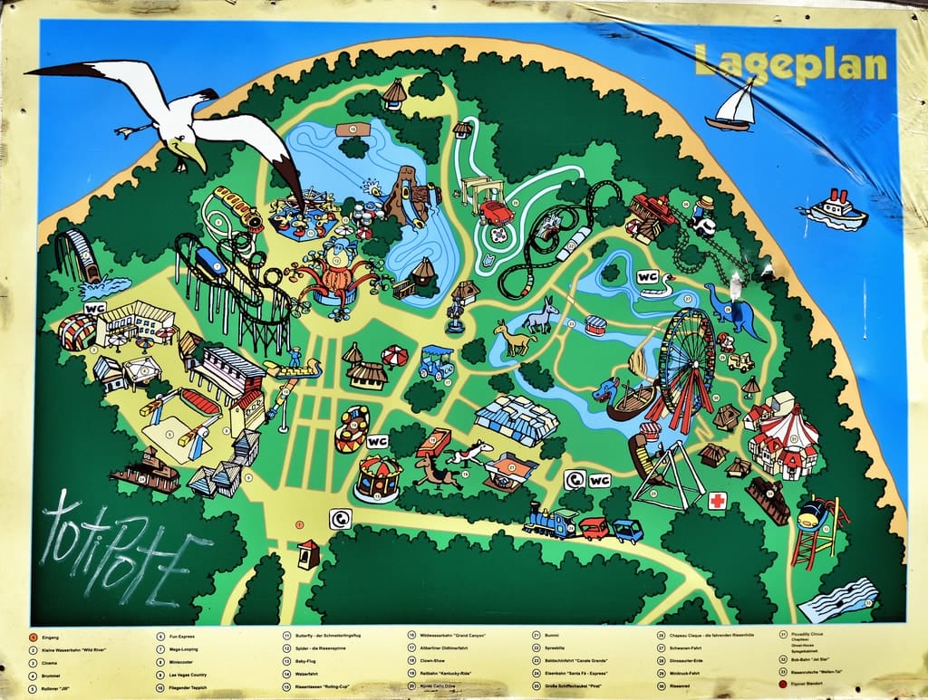 Spreepark Map and Brochure (2000) | ThemeParkBrochures.net
