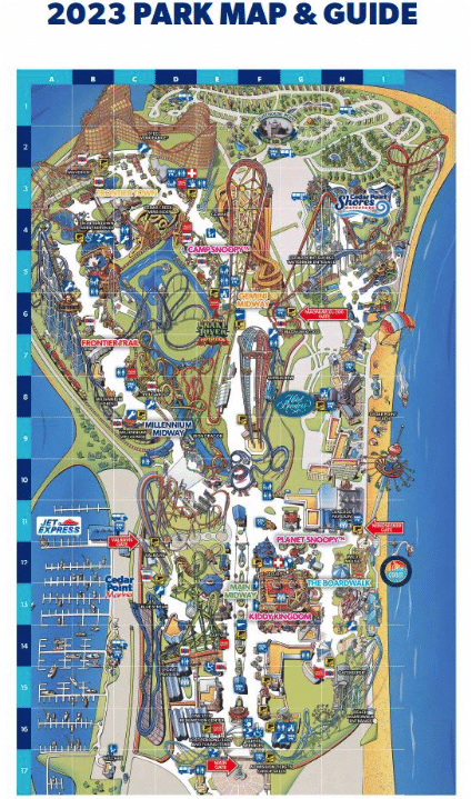 Cedar Point Map and Brochure (2023 - 1985) | ThemeParkBrochures.net
