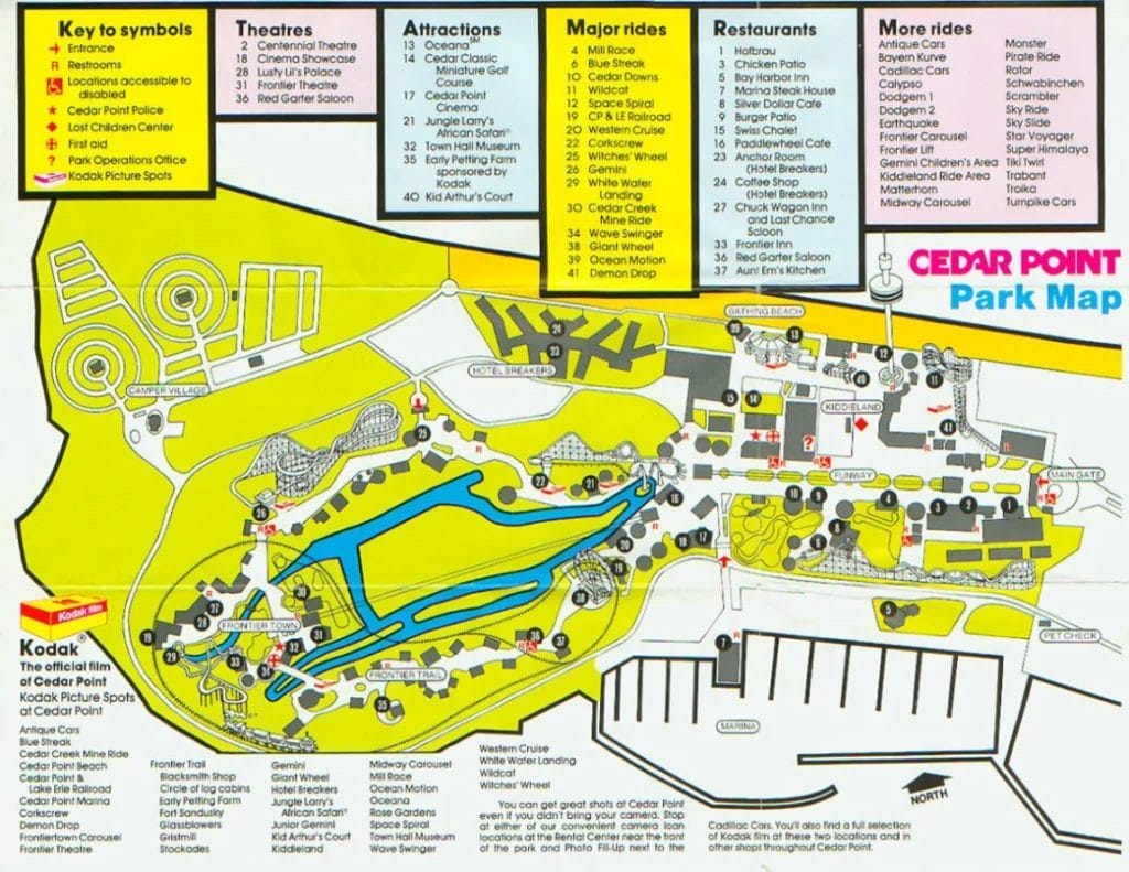 Cedar Point Map and Brochure (2024 - 1961) | ThemeParkBrochures.net