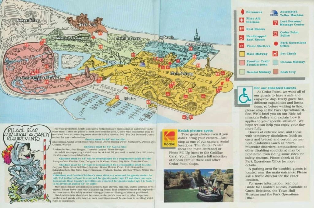 Cedar Point Map and Brochure (2024 - 1961) | ThemeParkBrochures.net