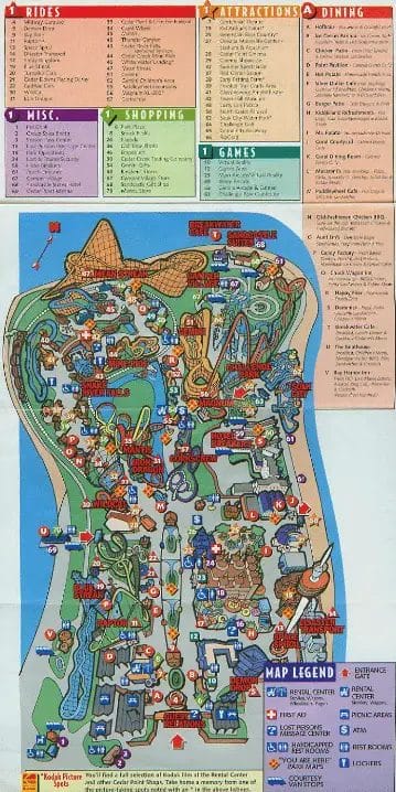 Cedar Point Map and Brochure (2024 - 1961) | ThemeParkBrochures.net