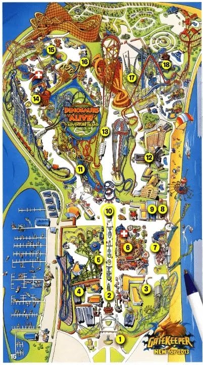 Cedar Point Map and Brochure (2024 - 1961) | ThemeParkBrochures.net
