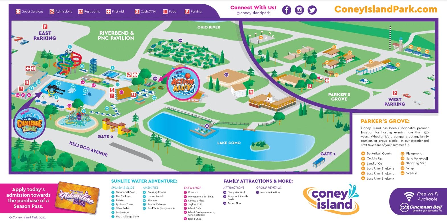 Coney Island Map and Brochure (2005 - 2023) | ThemeParkBrochures.net