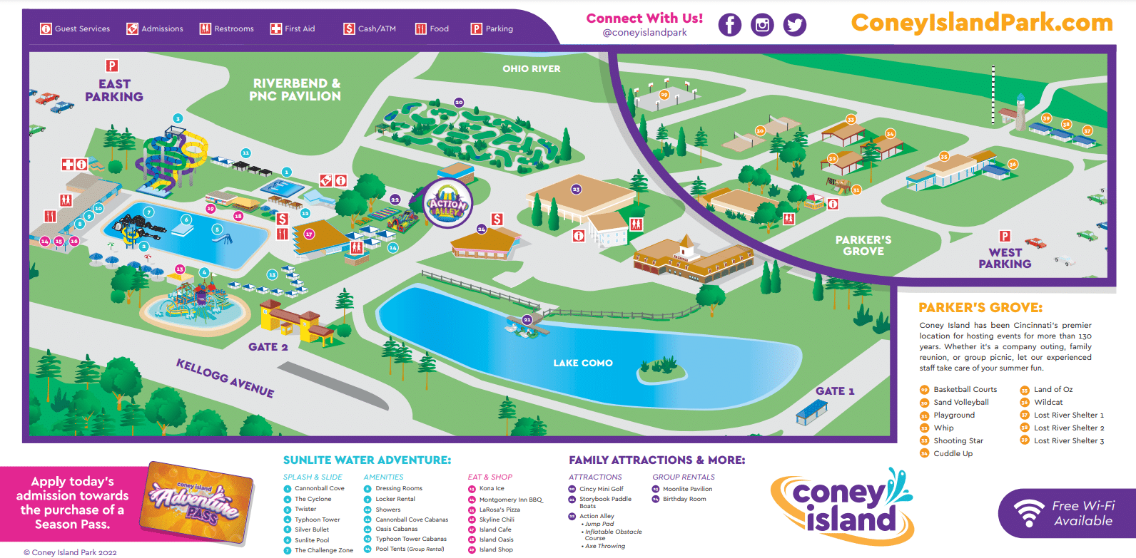 Coney Island Map and Brochure (2005 - 2023) | ThemeParkBrochures.net