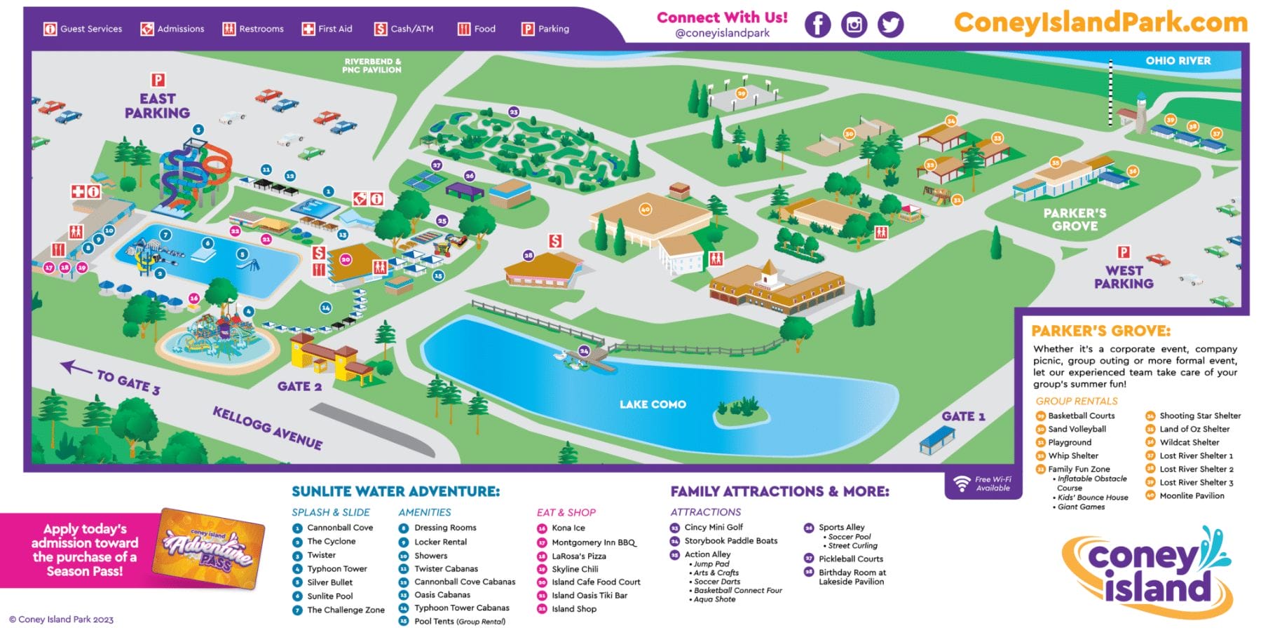 Coney Island Map and Brochure (2005 - 2023) | ThemeParkBrochures.net