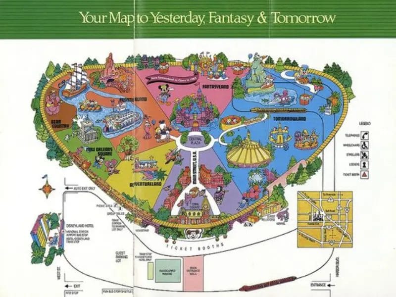 Disneyland Map and Brochure (2024 - 1955) | ThemeParkBrochures.net