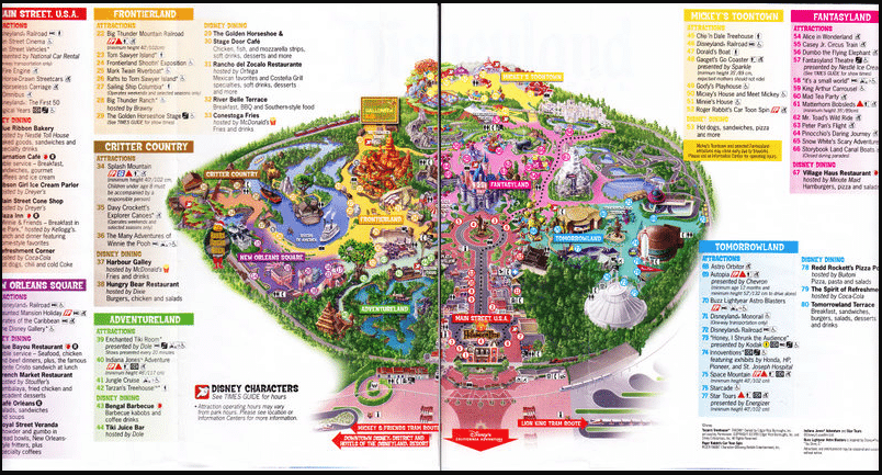 Disneyland Map and Brochure (2024 - 1955) | ThemeParkBrochures.net