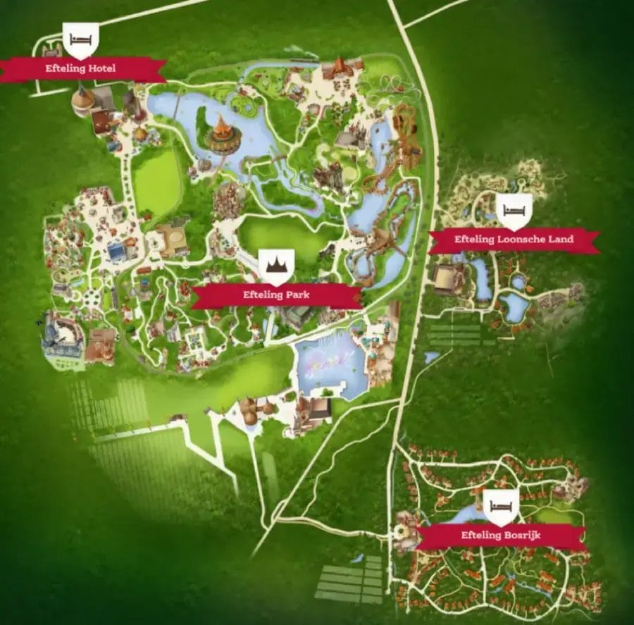 Efteling Map and Brochure (1986 - 2023) | ThemeParkBrochures.net