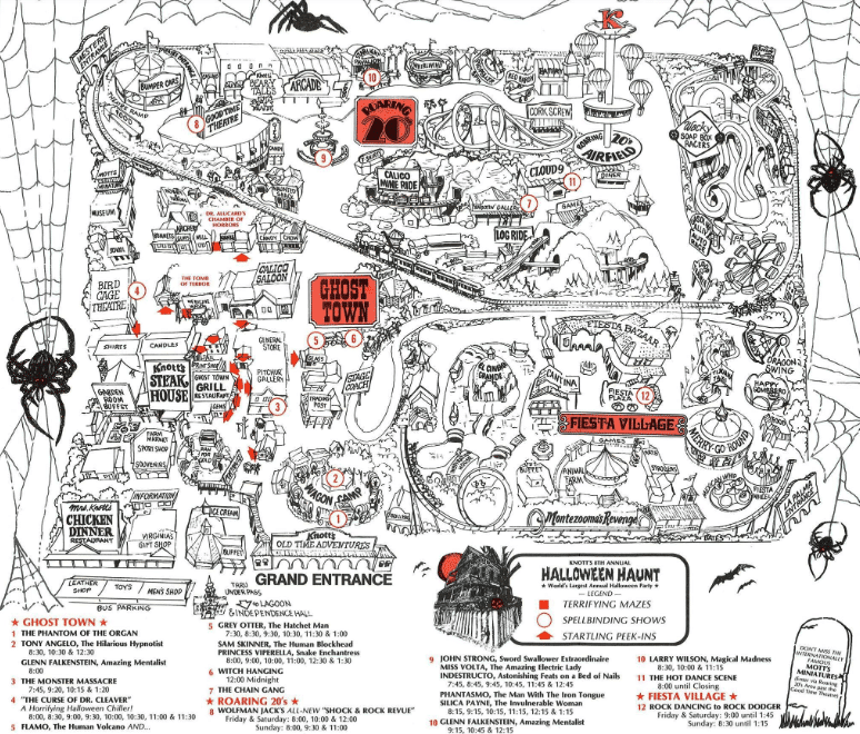 Knott's Berry Farm Map and Brochure (2024 - 1949) | ThemeParkBrochures.net