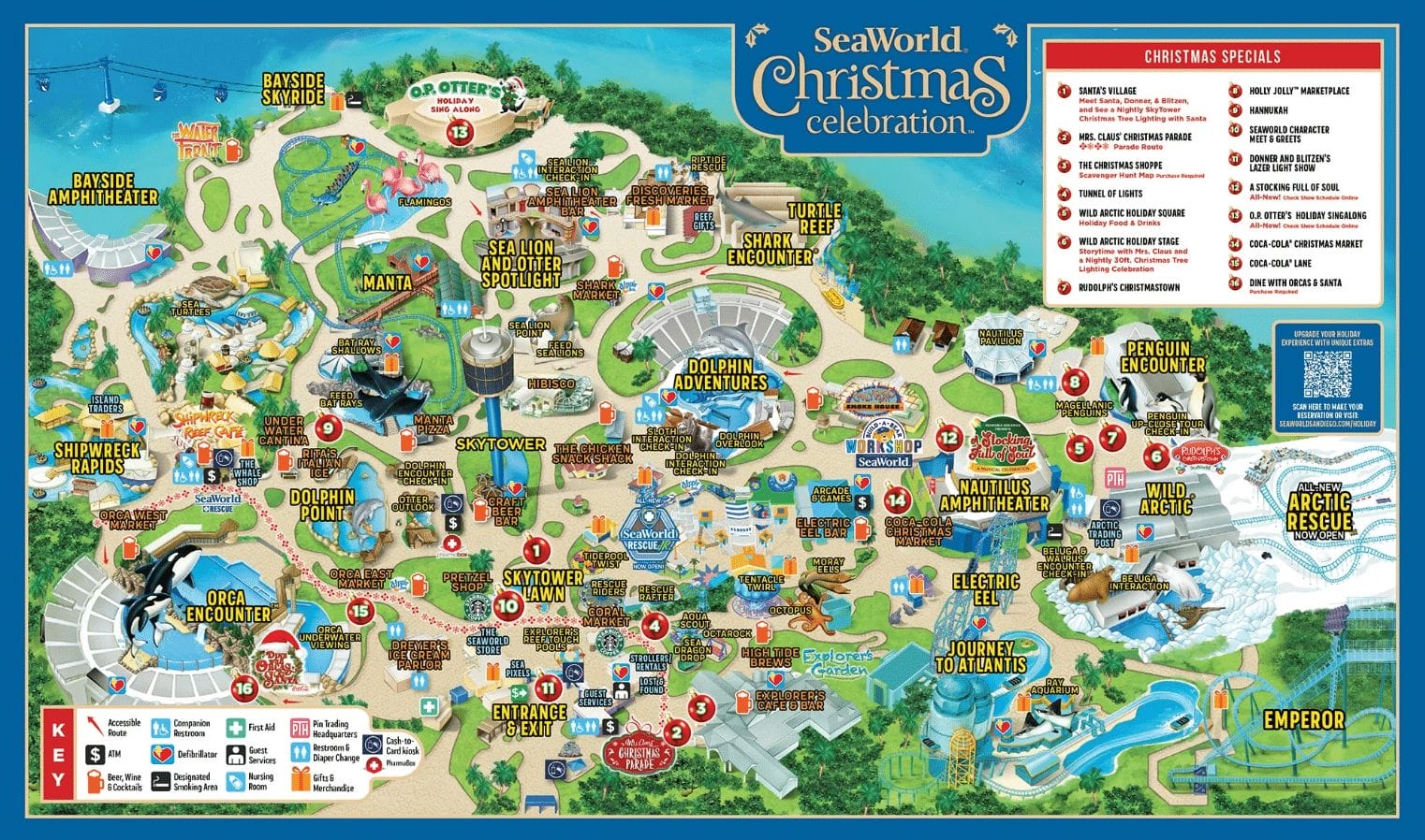 SeaWorld San Diego Map and Brochure (1980 - 2024) | ThemeParkBrochures.net