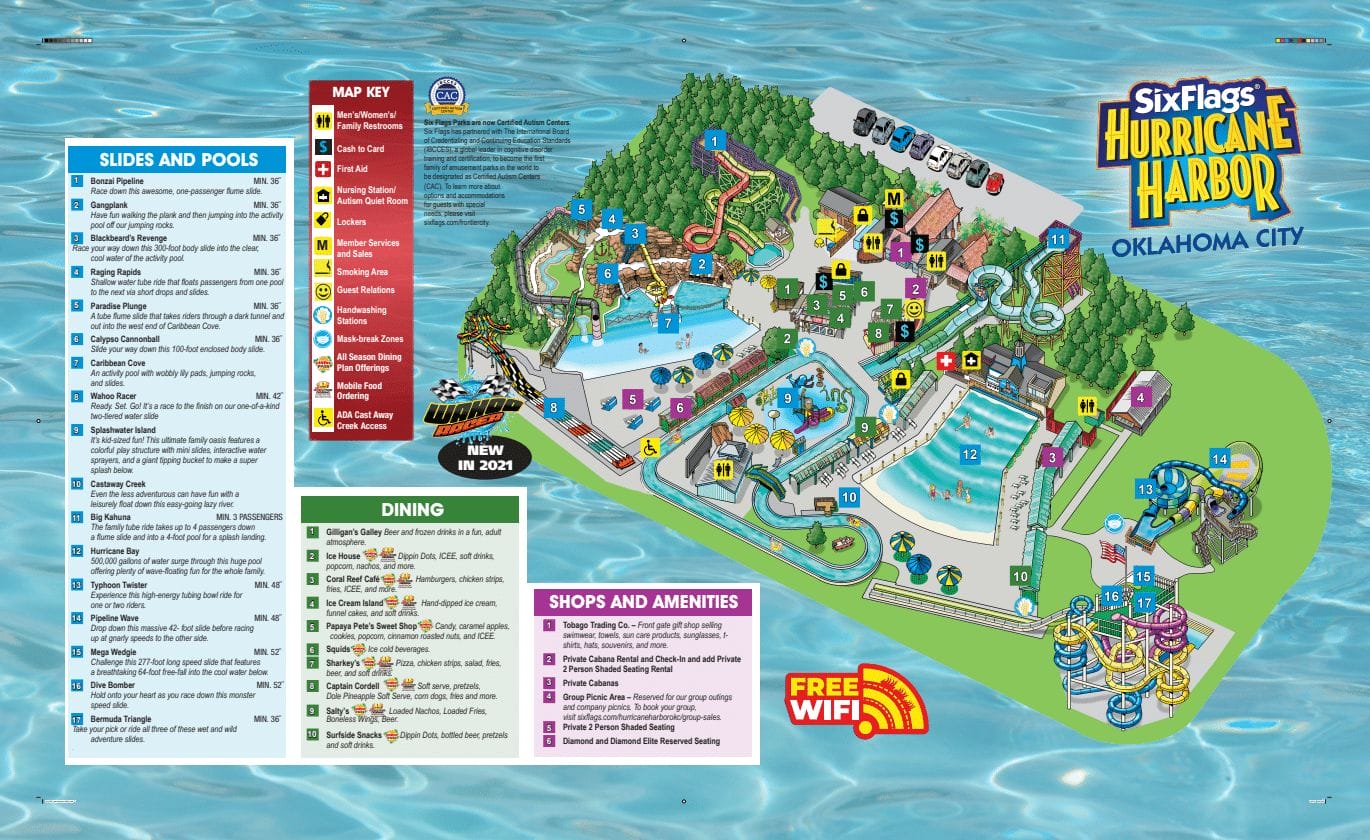 White Water Bay Map and Brochure (2004 - 2023) | ThemeParkBrochures.net