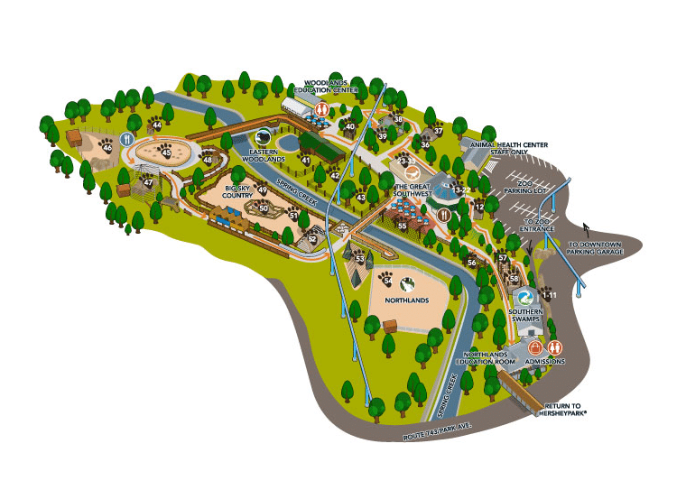 ZooAmerica Map and Brochure (2006 - 2023) | ThemeParkBrochures.net