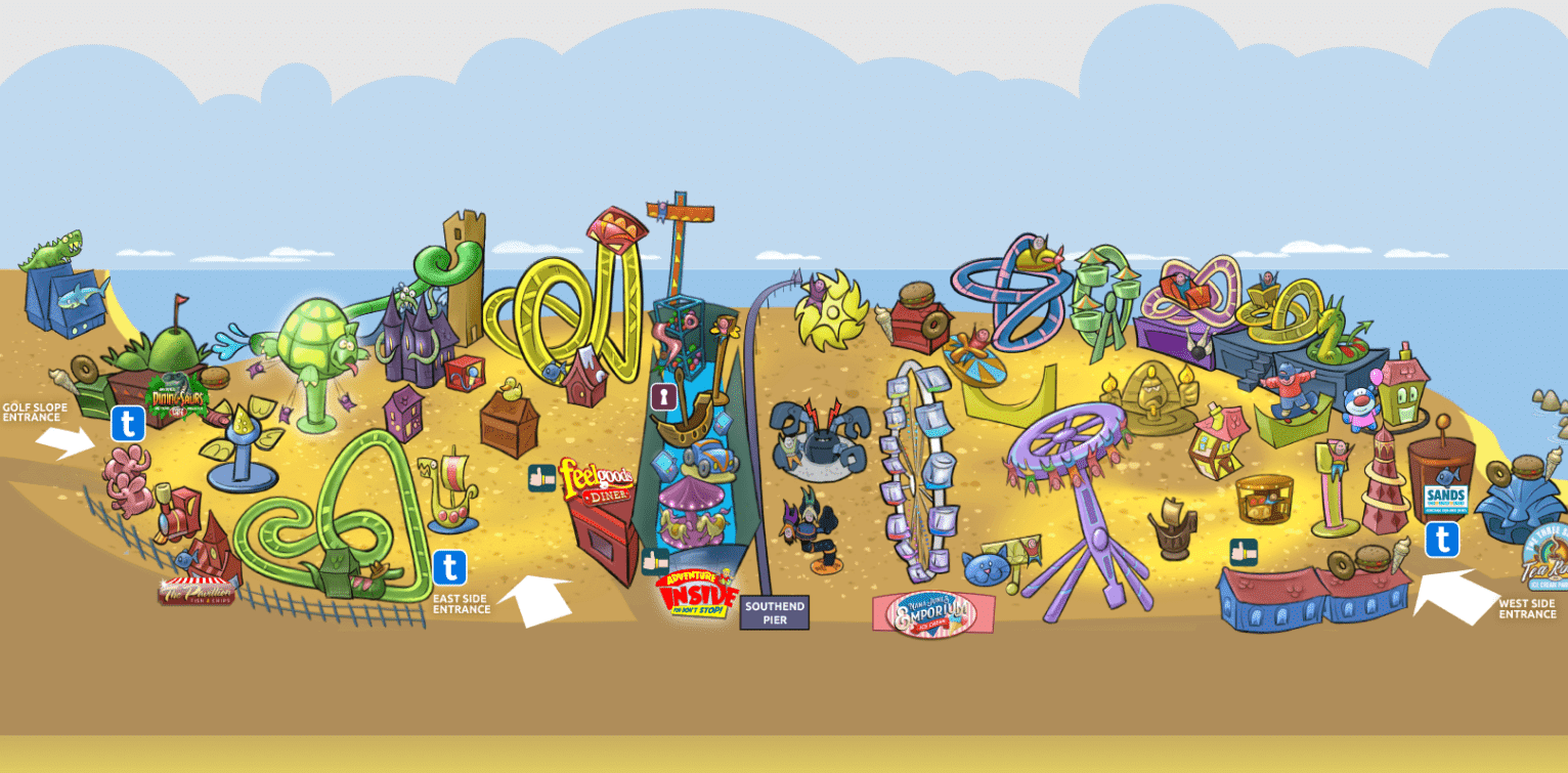 Adventure Island UK Map and Brochure (2023) | ThemeParkBrochures.net