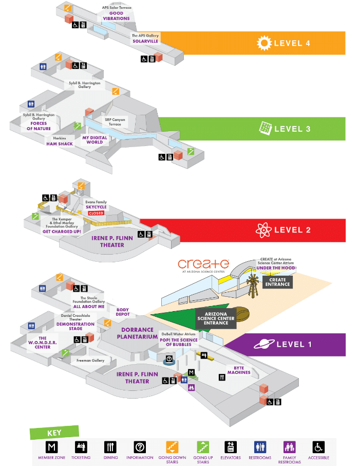 Arizona Science Center Map and Brochure (2020 - 2023 ...